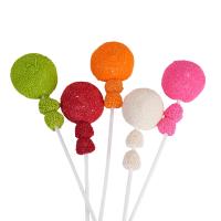 China Wholesale Cartoon Shape Fruit Flavor Gummy Candy Colorful Soft Lollipop Candies for sale
