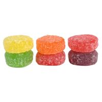 China Sour and Sweet Fruit Flavor Gummy Candy Sweets Colorful Soft Chewy Candies for sale