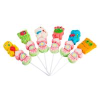 China Cartoon Shape Marshmallow Children's Snacks Sweet Cream Coated Soft Cotton Candy for sale