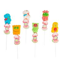 China Cartoon Shape Marshmallow Children's Snacks Sweet Cream Coated Soft Cotton Candy for sale