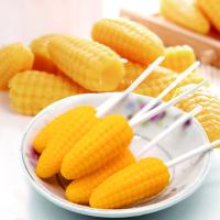 China Wholesale Custom Sweet Soft Candy Corn Cob Lollipop Candy Stick Gummy Candy for sale