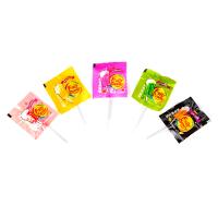 China Assorted Mixed Fruit Flavor Lollipop Candy Stick Candy Hard Candy Wholesale for sale