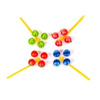 China 3D Windmill Shaped Soft Lollipop Sweets Assorted Fruit Flavor Gummy Candy Snacks for sale