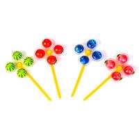 China 3D Windmill Shaped Soft Lollipop Sweets Assorted Fruit Flavor Gummy Candy Snacks for sale