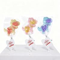 China 20g Flat Crystal Lollipop Assorted Cartoon Shape Sugar Free Hard Candy Sweets for sale