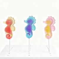 China 20g Flat Crystal Lollipop Assorted Cartoon Shape Sugar Free Hard Candy Sweets for sale