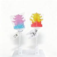 China Sugar Free Lollipop Candy Assorted Shape Hard Candy Luminous Stick Candy Toy for sale