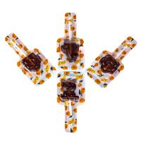 China Autumn Pear Syrup Lollipop Candy Soft Texture Cartoon Shape Gummy Candy Sweets for sale