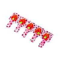 China Fruit Flavor Strawberry Shape Soft Lollipop Candy Sweet Gummy Candies Wholesale for sale