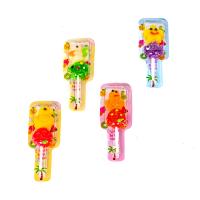 China Personality Cartoon Shape Soft Lollipop Candy Colorful Fruit Flavor Gummy Candy for sale