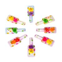 China Personality Cartoon Shape Soft Lollipop Candy Colorful Fruit Flavor Gummy Candy for sale