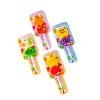 China Personality Cartoon Shape Soft Lollipop Candy Colorful Fruit Flavor Gummy Candy for sale