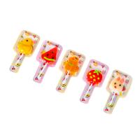 China Colorful Gummy Candies Cartoon Shape Soft Lollipop Candy Fruit Flavor Candy Sweets for sale