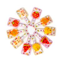 China Colorful Gummy Candies Cartoon Shape Soft Lollipop Candy Fruit Flavor Candy Sweets for sale