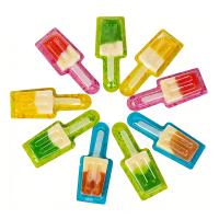 China Fruit Flavor Ice Cream Shape Soft Lollipop Candies Rich in Vitamin C Gummy Candy for sale
