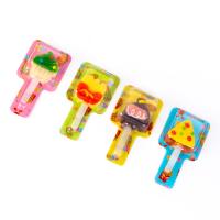 China Candy Wholesale 3D Cartoon Shaped Fruit Flavor Soft Lollipop With Vitamin C Gummy Candy for sale