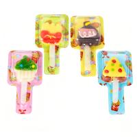 China Candy Wholesale 3D Cartoon Shaped Fruit Flavor Soft Lollipop With Vitamin C Gummy Candy for sale