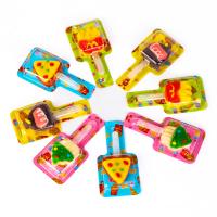 China Candy Wholesale 3D Cartoon Shaped Fruit Flavor Soft Lollipop With Vitamin C Gummy Candy for sale