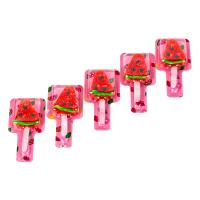 China Watermelon Shaped Soft Lollipop Candies Fruit Flavor Gummy Candy with Vitamin C for sale