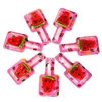 China Watermelon Shaped Soft Lollipop Candies Fruit Flavor Gummy Candy with Vitamin C for sale