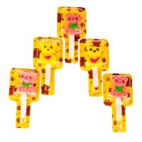 China Lollipop Candy Fruit Flavor Bear Shape Soft Texture Gummy Candies Rich in Vitamin C for sale
