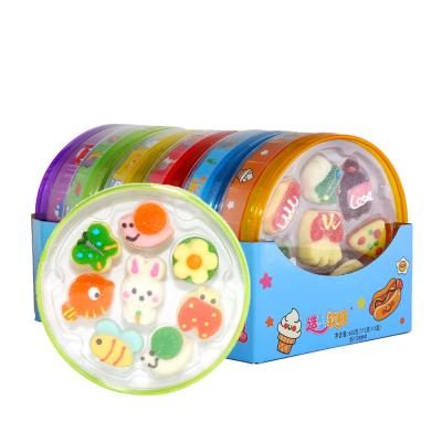 China Fruit Flavor Sweet Gummy Candy Rich IN Vitamin C High Quality Cartoon Shape Soft Candy for sale