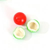 China Halal 8g Colorful Big Ball Shape Bubble Gum Fruit Flavor Hollow Chewing Gum Candy for sale