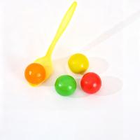 China Halal 8g Colorful Big Ball Shape Bubble Gum Fruit Flavor Hollow Chewing Gum Candy for sale