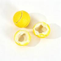 China Wholesale HALAL Sweet Fruit Flavor Tennis Bubble Gum 5g Hollow Chewing Gum Ball Candy for sale