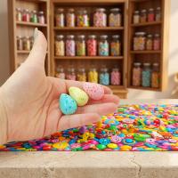 China Dinosaur Eggs Shaped Fruit Flavor Bubble Gum Colorful Hollow Sweet Chewing Gum Candy for sale