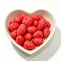 China Sweet Strawberry Shaped Bubble Gum Fruit Flavor Hollow Chewing Gum Candy Wholesale for sale