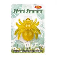 China Giant Gummy Candy Assorted Cartoon Shape Fruit Flavor 100g Soft Chewy Candy Sweets for sale