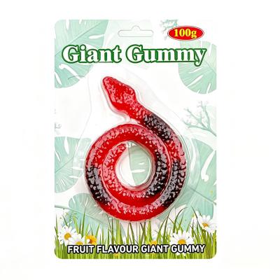 China Giant Gummy Candy Assorted Cartoon Shape Fruit Flavor 100g Soft Chewy Candy Sweets for sale