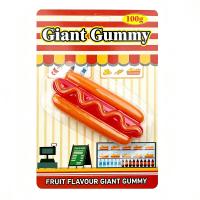 China Giant Gummy Candy Assorted Cartoon Shape Fruit Flavor 100g Soft Chewy Candy Sweets for sale