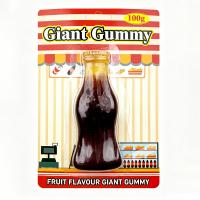 China Giant Gummy Candy Assorted Cartoon Shape Fruit Flavor 100g Soft Chewy Candy Sweets for sale