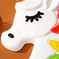 China Halal 800g Unicorn Shape Giant Gummy Candy Fruit Flavor Soft Chewy Candy Sweets for sale