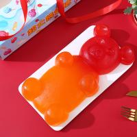 China Wholesale Halal 950g Oversized Fruit Flavor Giant Gummy Bear Candy Soft Chewy Candy Sweets for sale