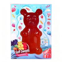 China Wholesale Halal 950g Oversized Fruit Flavor Giant Gummy Bear Candy Soft Chewy Candy Sweets for sale