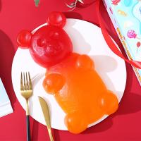 China Wholesale Halal 950g Oversized Fruit Flavor Giant Gummy Bear Candy Soft Chewy Candy Sweets for sale