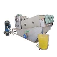China IEPP Factory Manufacturer Supplier WWTP Machinery Ss304 Multi Disc Press Sludge Dehydrator Oil Mud Thickening Process Device for sale