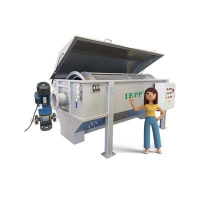 China IEPP Grey Water Pulp Paper Fiber Recycling Wastewater Treatment Eliminating Debris Rotary Drum Screen Filter for Pumped Flow for sale