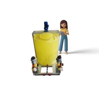 China IEPP Portable PE Plastic Chemical Dosing Storage tank PAC PAM Coagulant Flocculant Polymer Preparation System With Metering Pump for sale