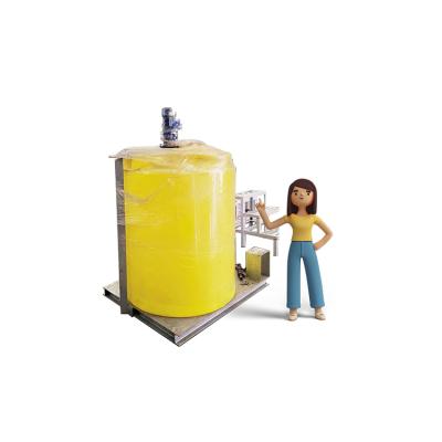 China IEPP China Manufacturer Factory Chemical Dosing Equipment Chlorine Acid Pe tank Mixer PAC PAM Feed System for Sewage Treatment for sale
