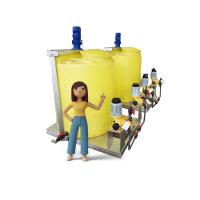 China IEPP 2023 Innovative Function PE Wastewater Treatment Equipment Machine Coagulant Dosing Mixture Polymer Preparation Unit tank for sale