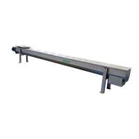 China IEPP Stainless Steel Wastewater Treatment Disposal Screw Blade Sludge Transport Machine Helical Shaftless Spiral Auger Conveyor for sale