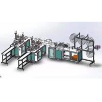 China Automatic 3 Layers Flat Non Woven Mask Making Machine for sale