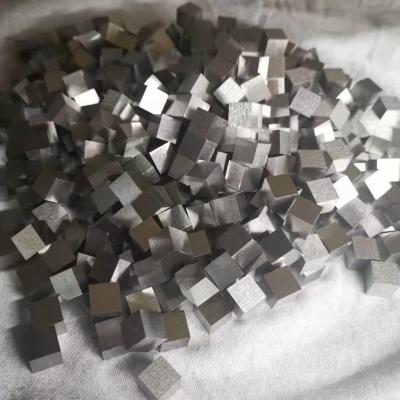 China Density 19.2g/Cm3 Pure Tungsten Cube 10mm For Weight Balancing for sale