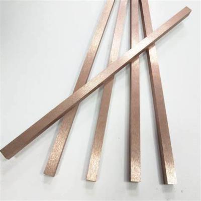 China ISO14001 75WCu Bright Surface Copper Tungsten Bar for sale