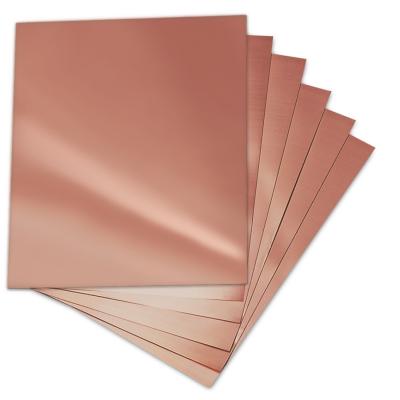 China 0.1mm-300mm Thick Pure Copper Plates Copper Metal Products for sale