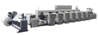 China Auto Paper Roll to roll Flexo Press Machine with anilox and cycliner wth quickly change structure for sale